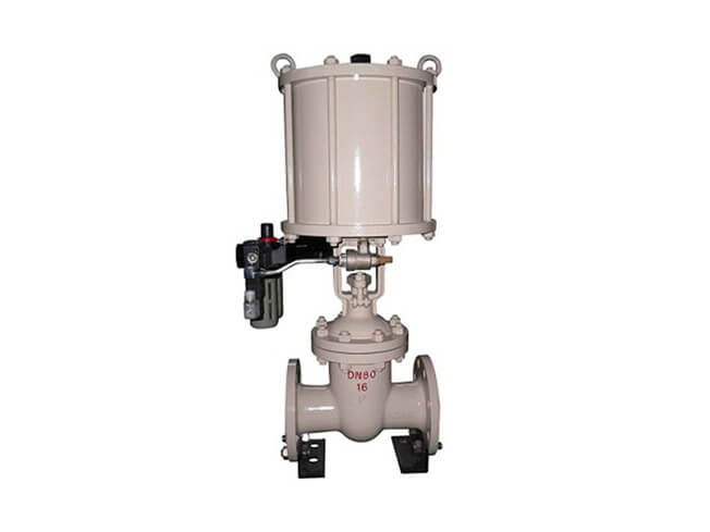 Pneumatic gate valve Control valve - Your exclusive purchasing agent in ...